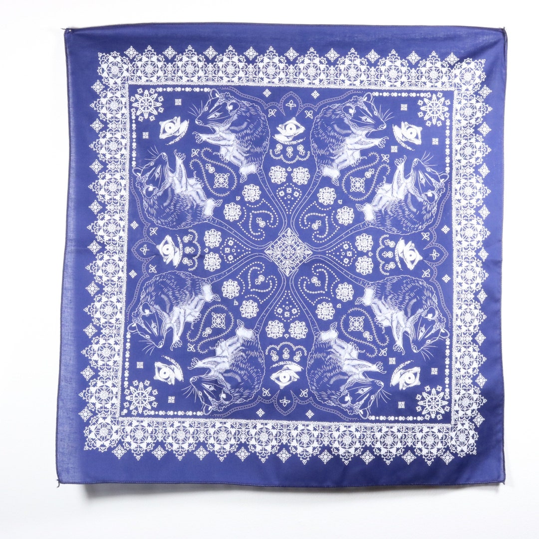 Possums, Old Lace and All-seeing Eye Bandana - Etsy