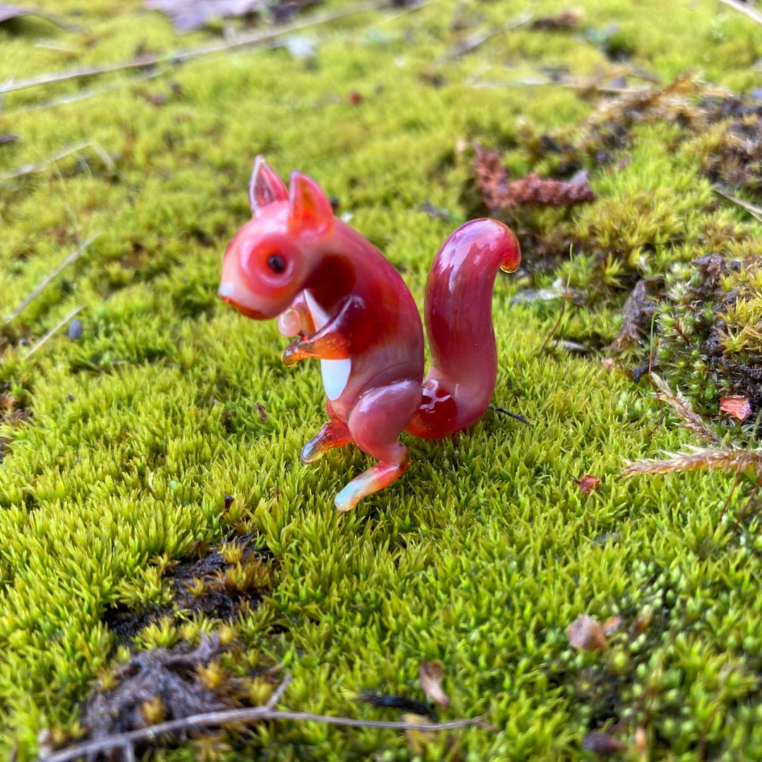 Glass Squirrel - Etsy