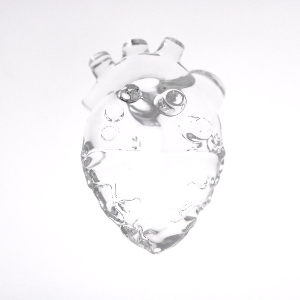 Handheld Glass Heart - Etsy