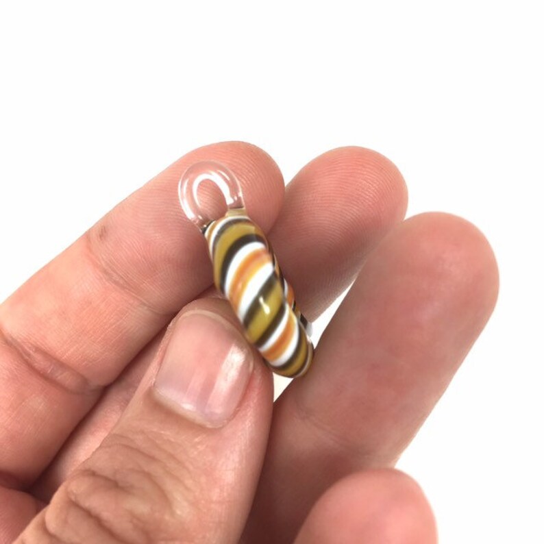 Glass Snail Shell Pendant Necklace - Etsy