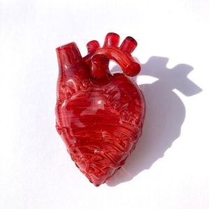 Handheld Glass Heart - Etsy