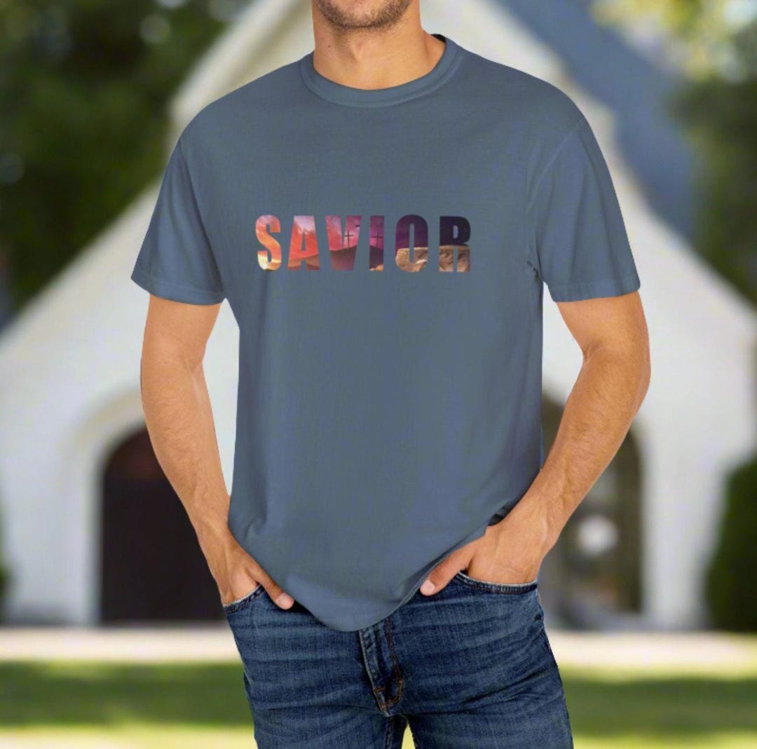 Savior Faith-based Apparel, Bible Verse T-shirt, Christian Gift ...