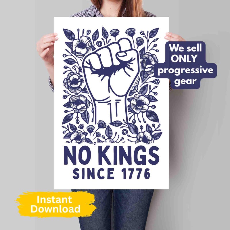 No Kings Signs and Flags - Etsy