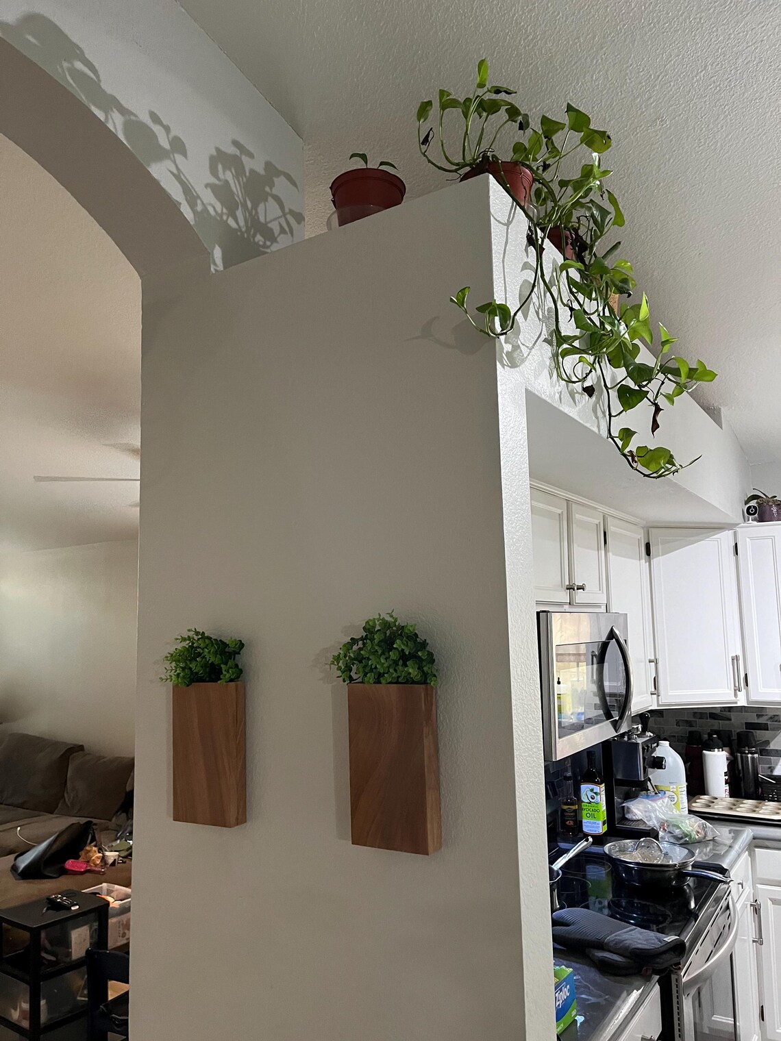 Wall Pockets | Sapele Hardwood | Real Hardwood | Wood Decor | Wall ...