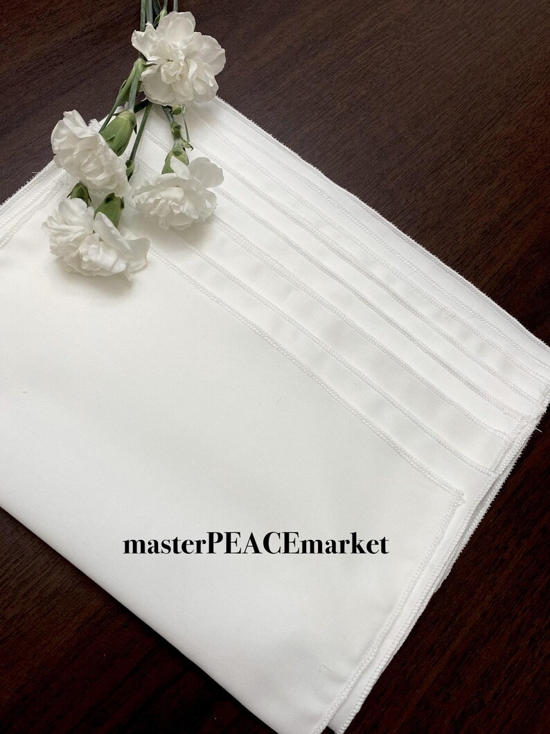 LUXURY Cotton Handkerchiefs: Soft White Hankies - Set of 8 - Etsy