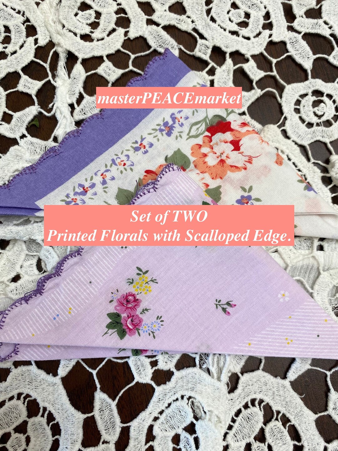 Vintage Style Hankies, Vintage Style Handkerchief, Vintage Style ...