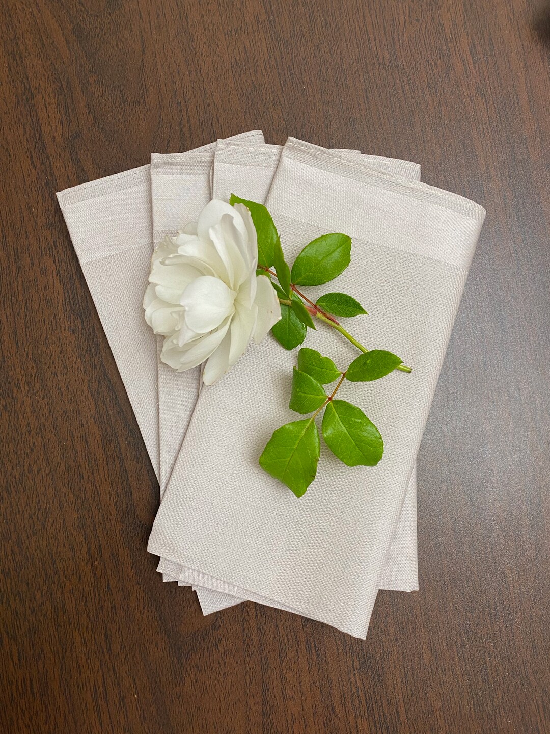 Khaki Cotton Handkerchiefs - Soft 60s Hankies, Extra Large, Set of 4 - Etsy