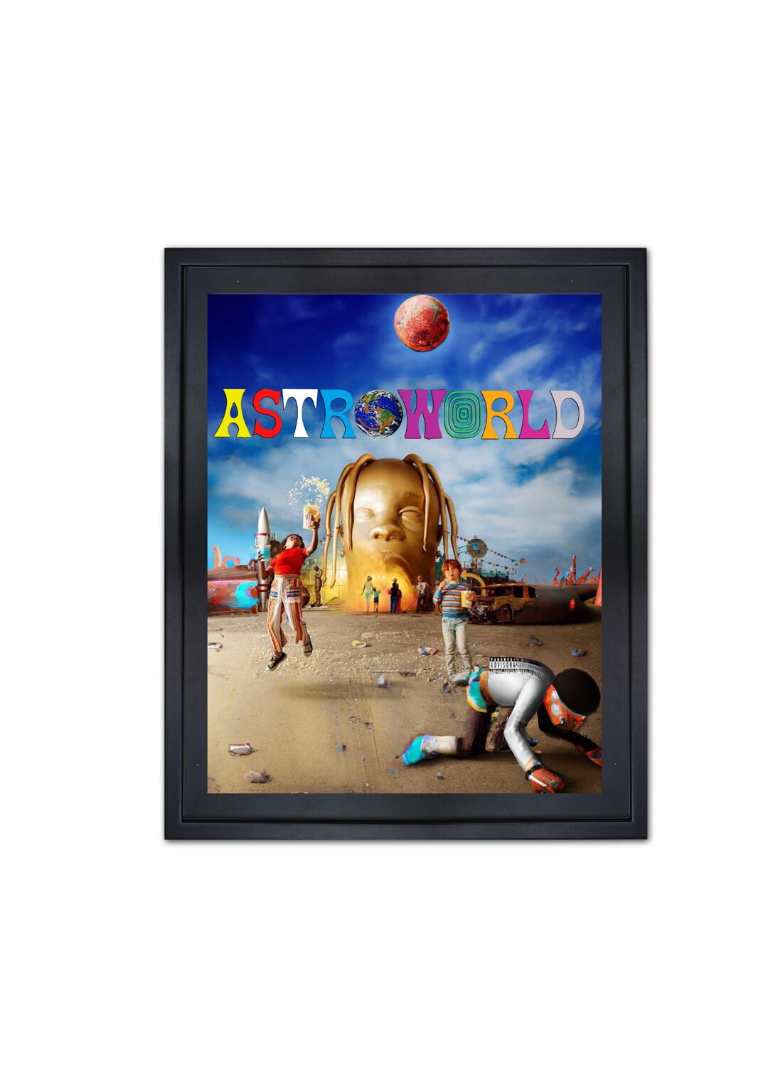 TRAVIS ASTROWORLD POSTER - Etsy