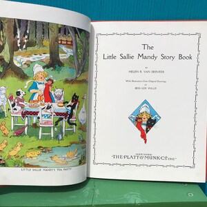 1930s Little Sallie Mandy Story Book Childrens Illustrated Vintage ...