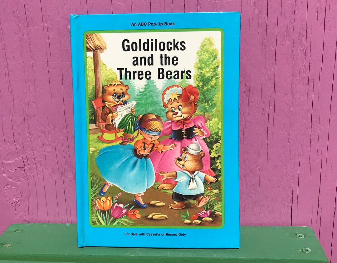 1980s Goldilocks and Three Bears Pop up Childrens Book Vintage ...