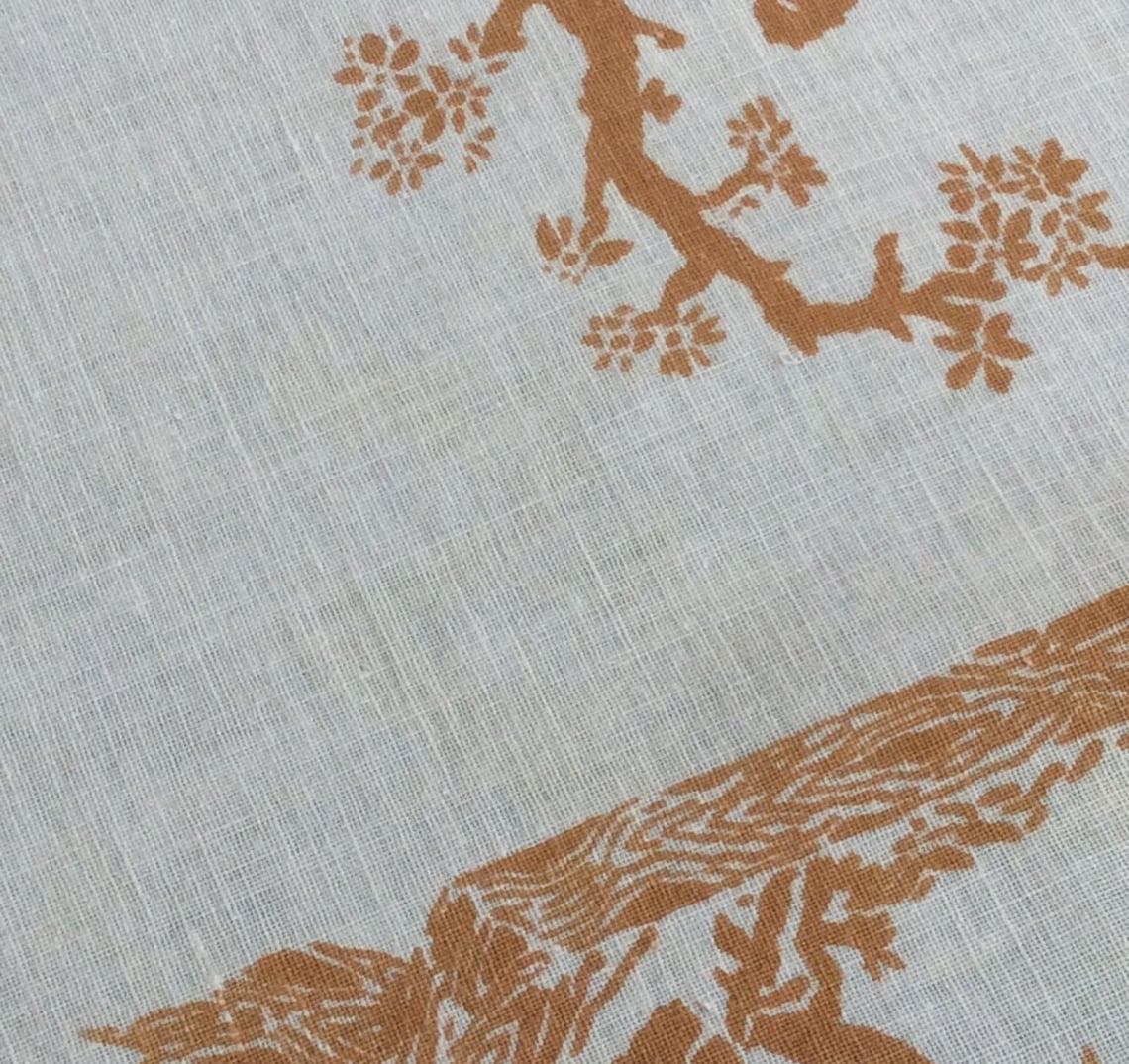 Vintage Tablecloth Southern Belles Feed the Pheasants Retro | Etsy