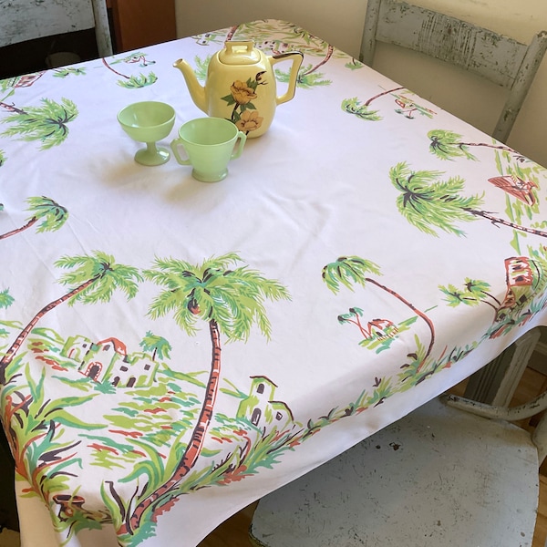 Tropical Tablecloth - Etsy