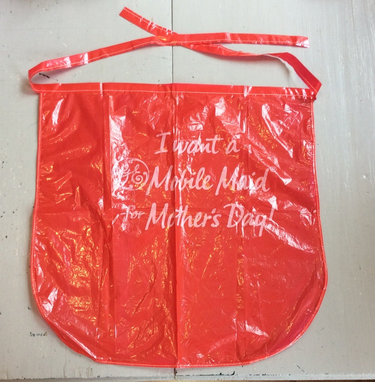 Vintage Advertising Apron I Want a GE Mobile Maid for - Etsy