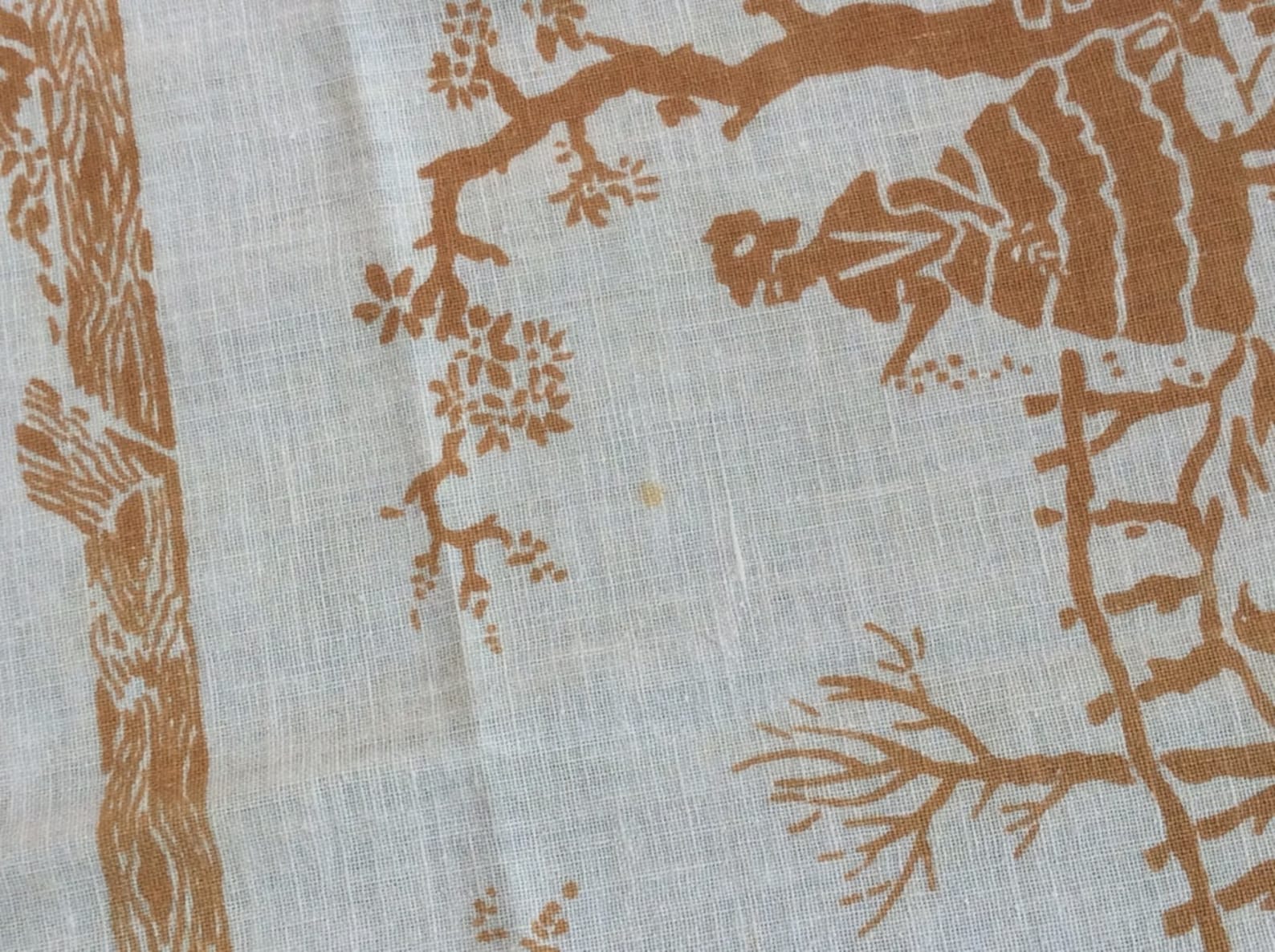 Vintage Tablecloth Southern Belles Feed the Pheasants Retro | Etsy