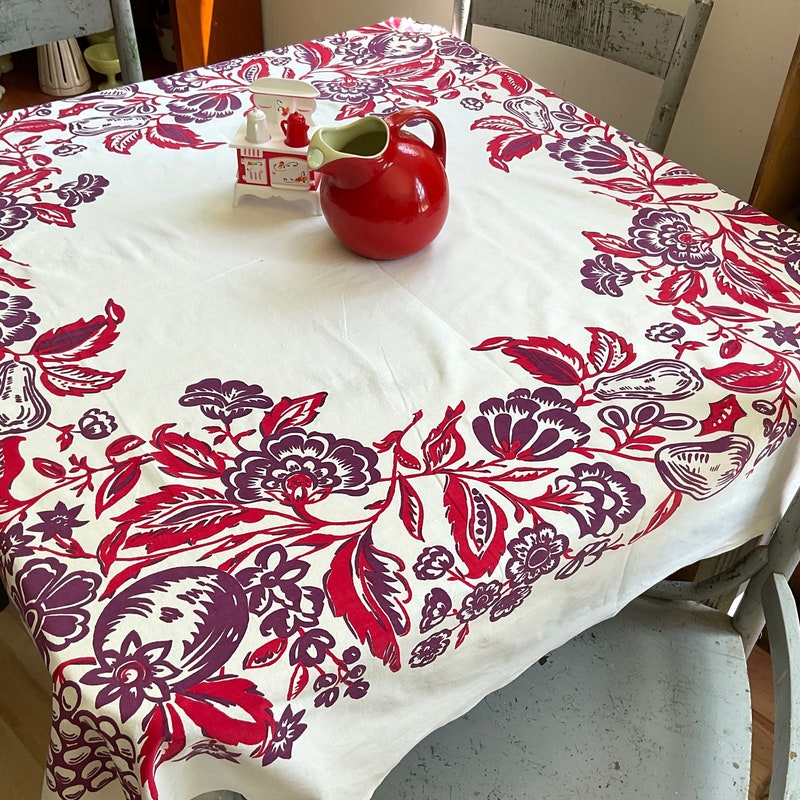 Retro Tablecloths - Etsy