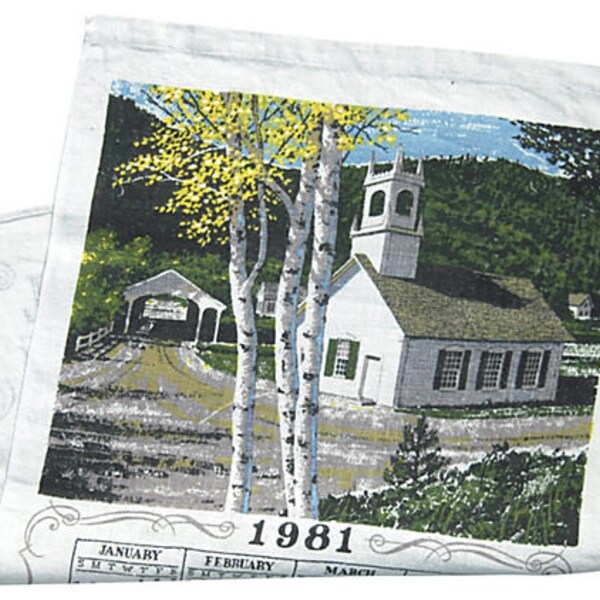 1981 Calendar - Etsy