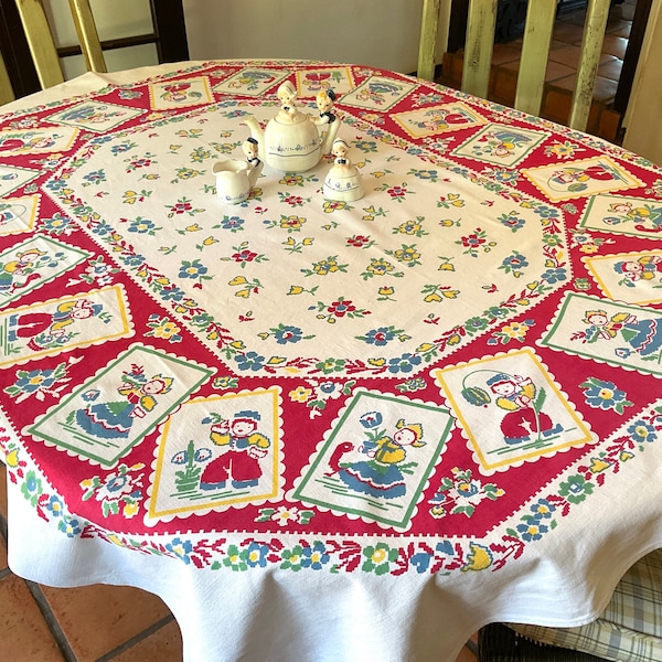 Dutch Tablecloth - Etsy