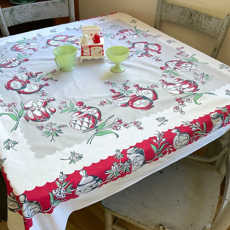 Vintage Tablecloths - Etsy