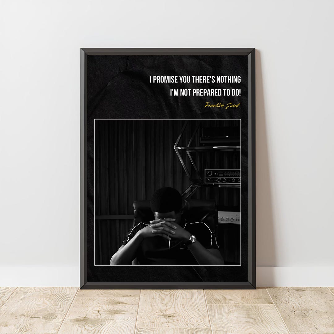 Snowfall | Franklin Saint Digital Motivational Quote Poster | Wall Art ...