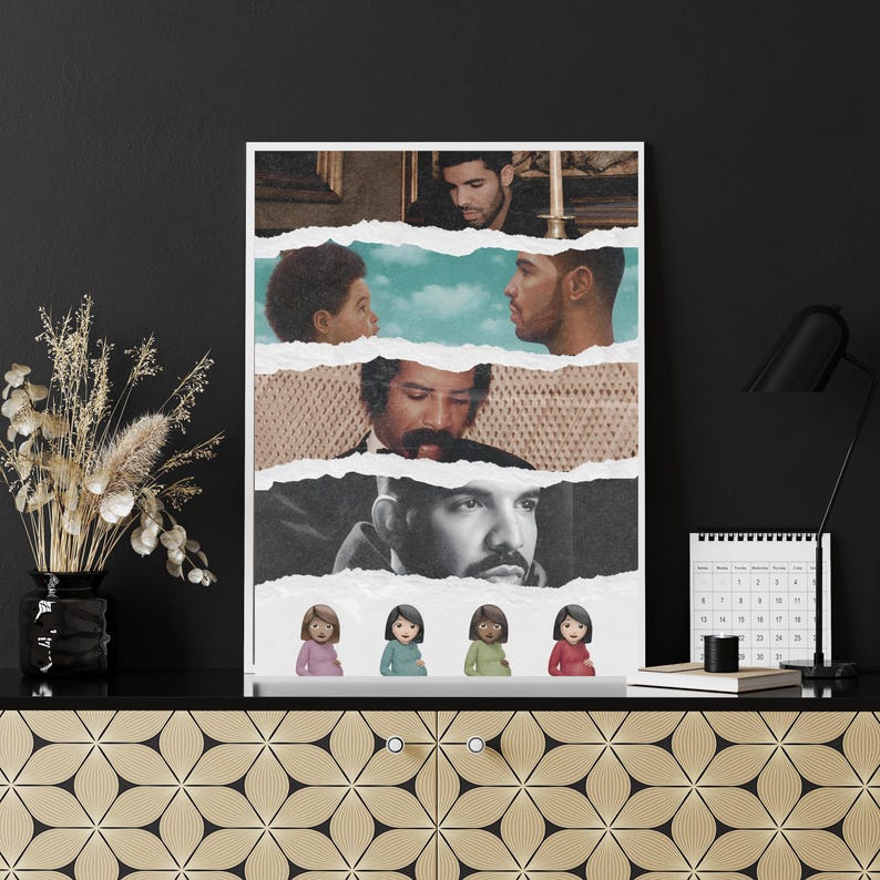 Drake Album Cover Posters, Bundle Set of Hip Hop Posters, Music Wallart ...