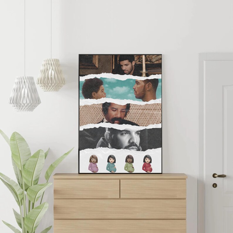Drake Album Cover Posters, Bundle Set of Hip Hop Posters, Music Wallart ...
