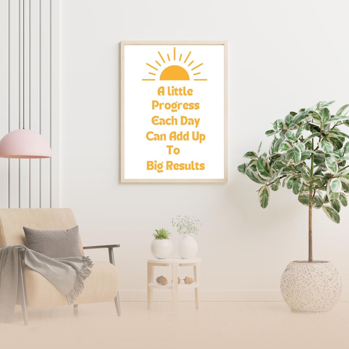 Motivational Progress Quote Poster: Positive Office Decor (digital ...