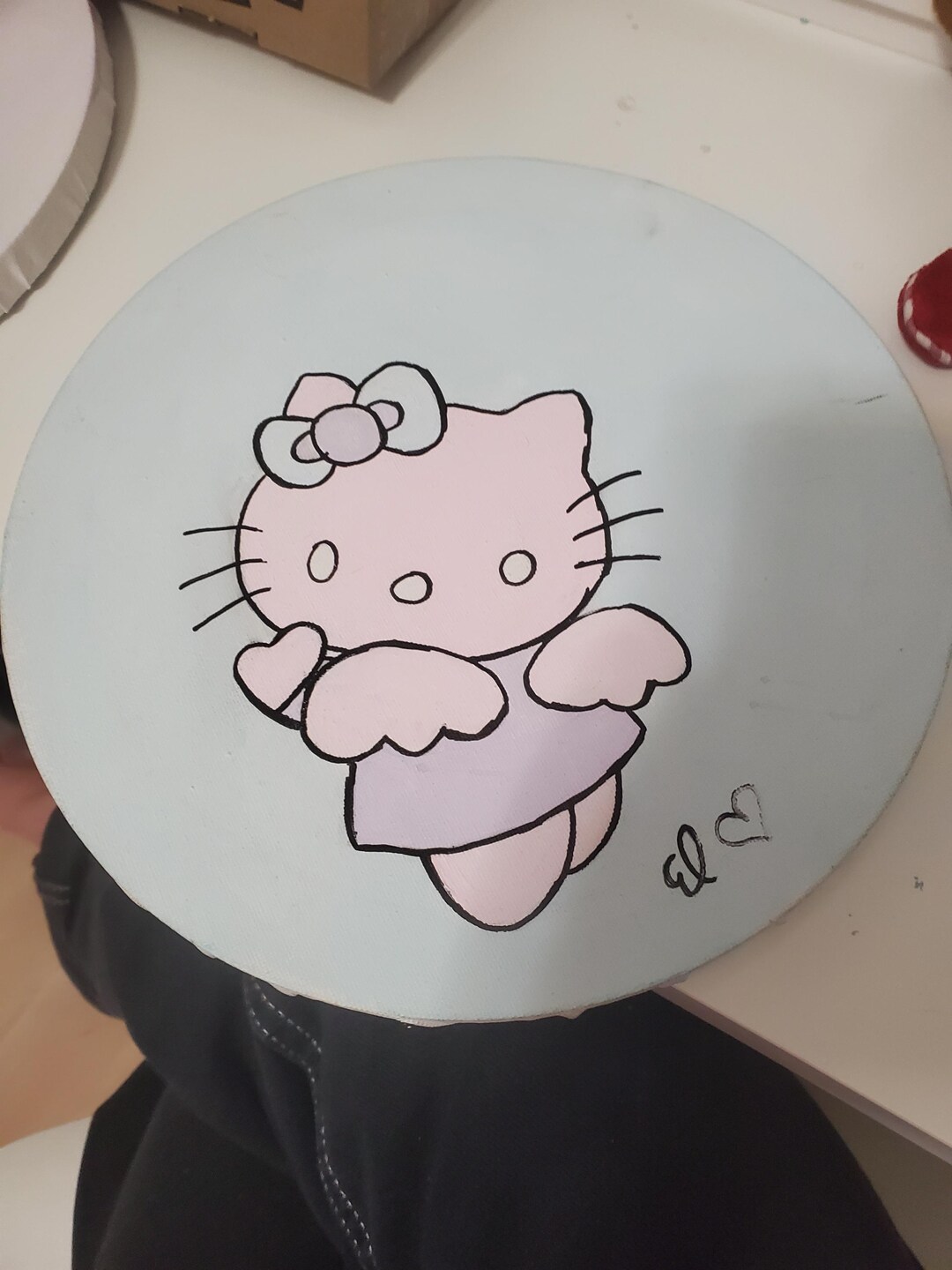 Hello Kitty Painting. - Etsy