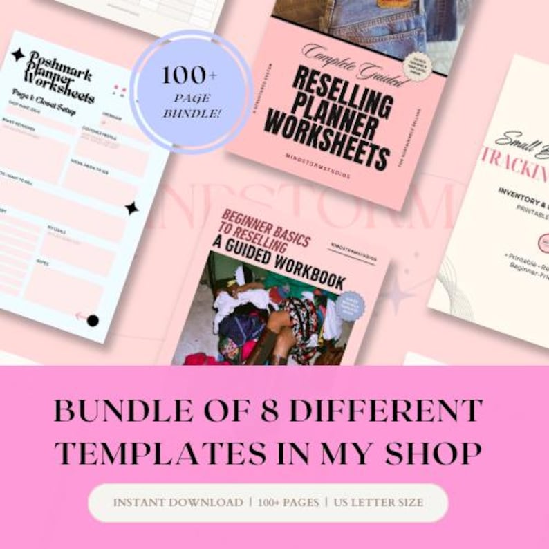Ultimate Reselling Planning Bundle | Complete Printable System Online ...
