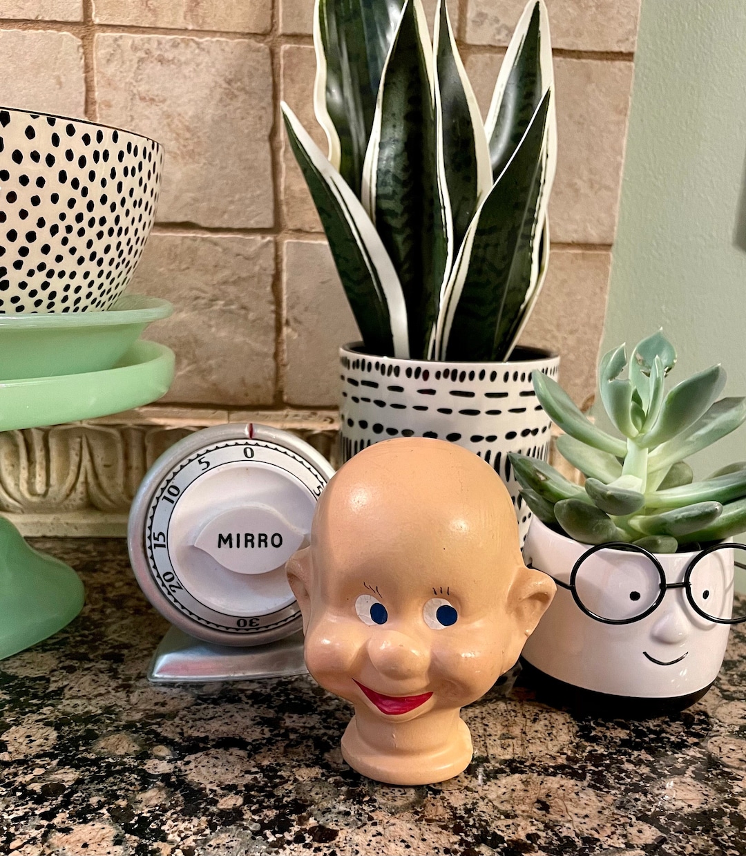 Walt Disney Enterprises Dopey Doll Head Composite Vintage Snow White - Etsy