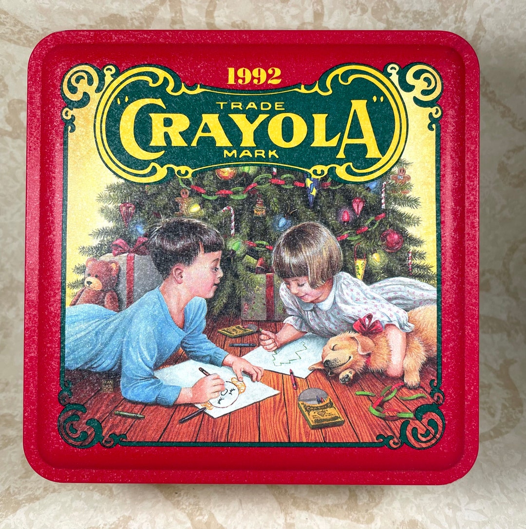 1992 Limited Collectors Edition Crayola Crayon Tin With Original ...