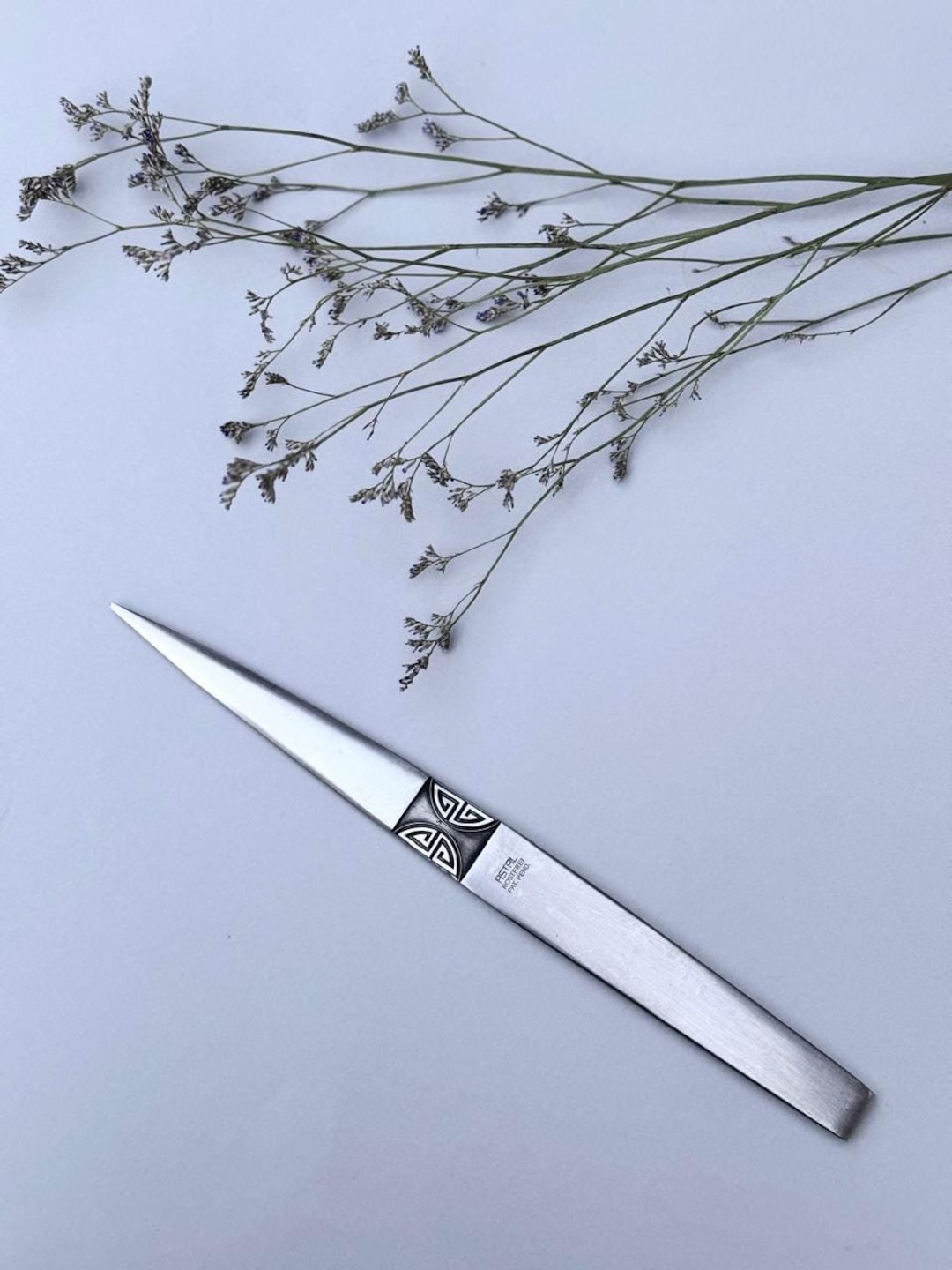 1960s Vintage ASTAL Steel Letter Opener Stainless Steel Letter Opener ...