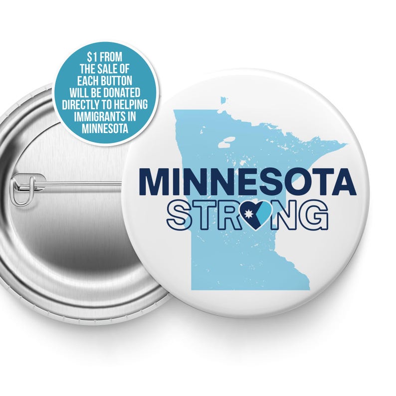 Minnesota Strong Pin Support for Minnneapolis Buttons Activism ...