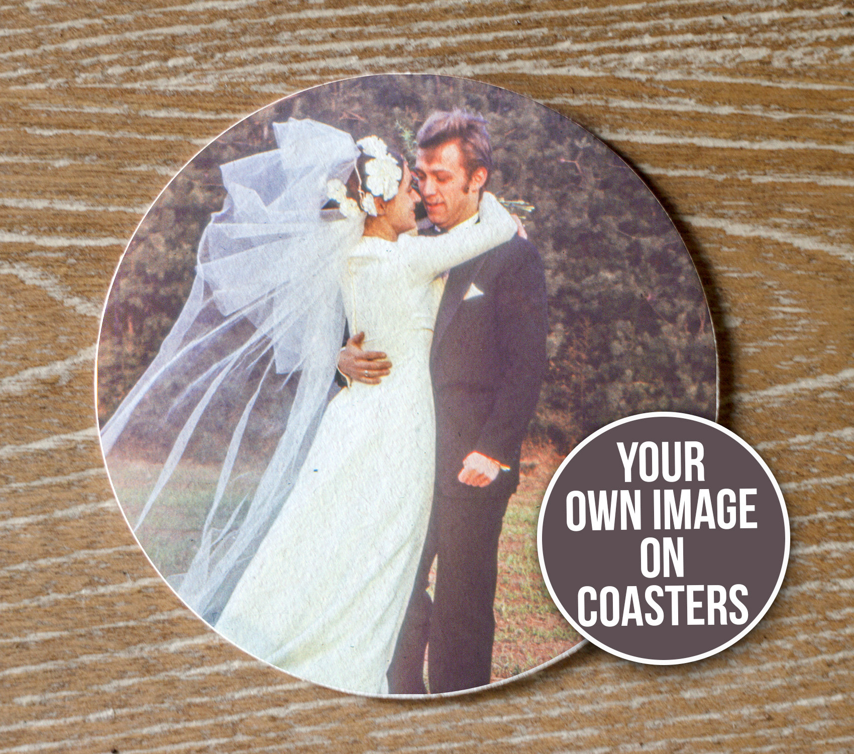 Personalized Anniversary Party Coasters Pulpboard Custom - Etsy