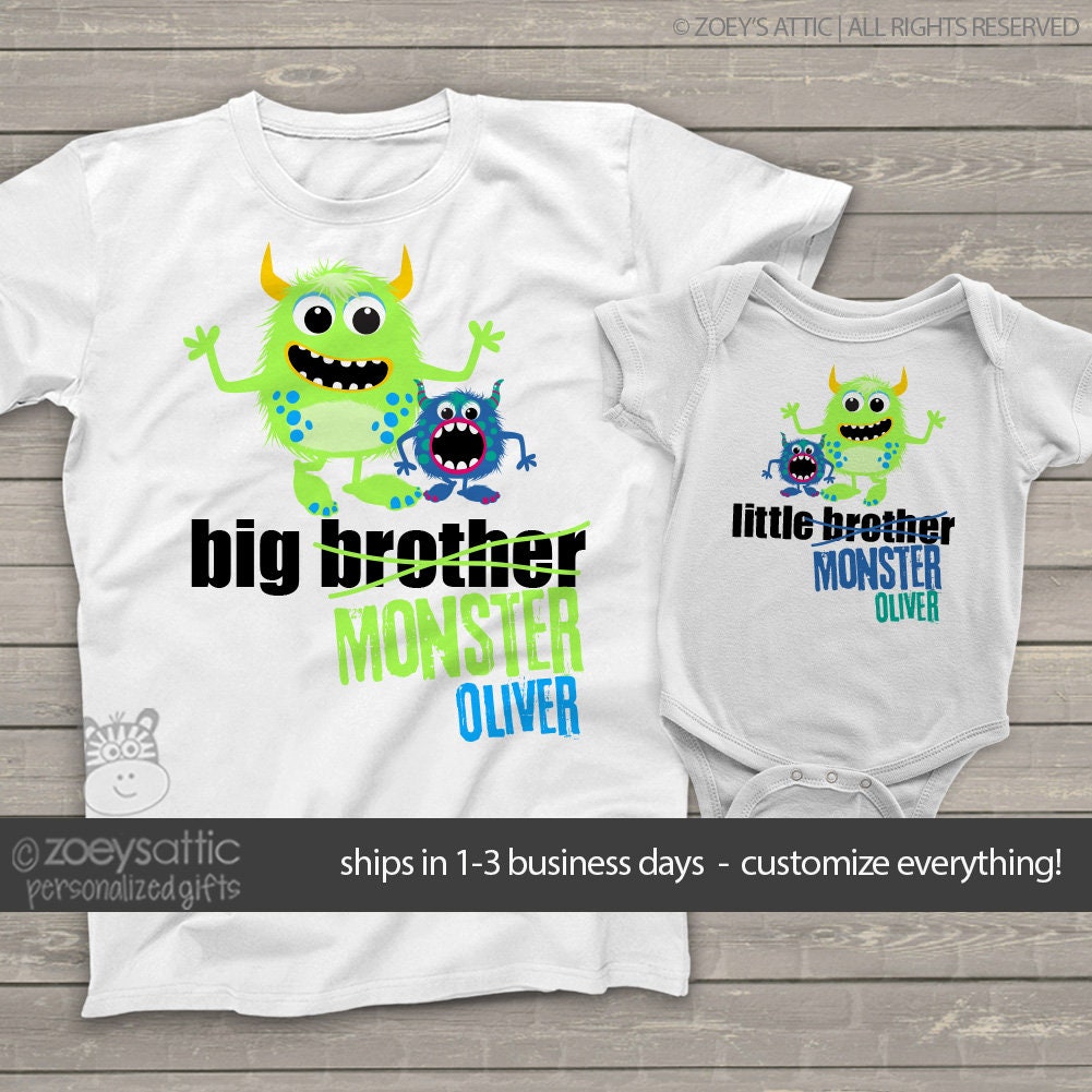 big brother little brother shirt matching sibling shirts | Etsy