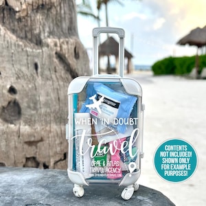 Travel Mini Suitcase for Travel Agents or Gifts for Travel Birthdays ...