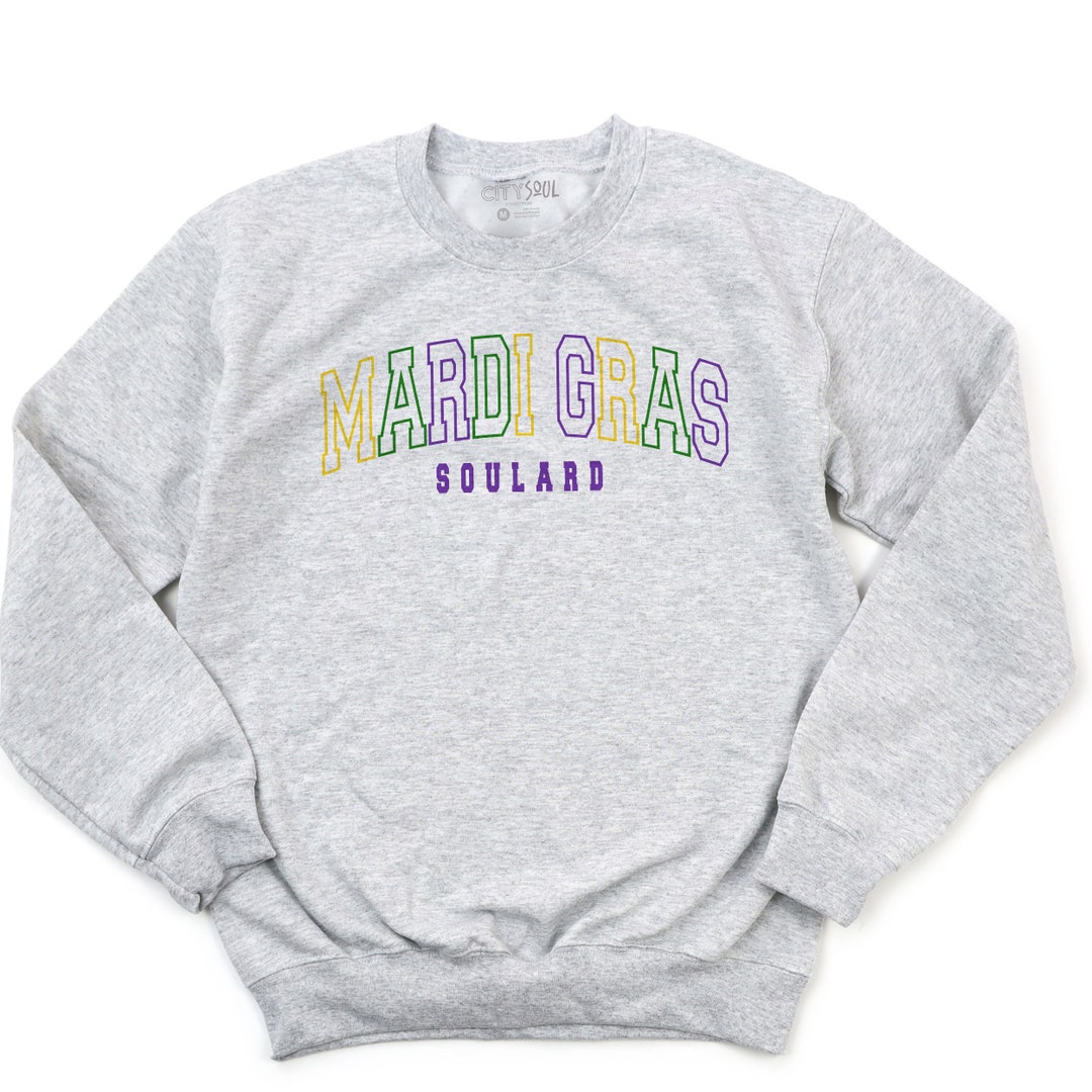 Mardi Gras Soulard Sweatshirt | St. Louis Mardi Gras Unisex Adult ...