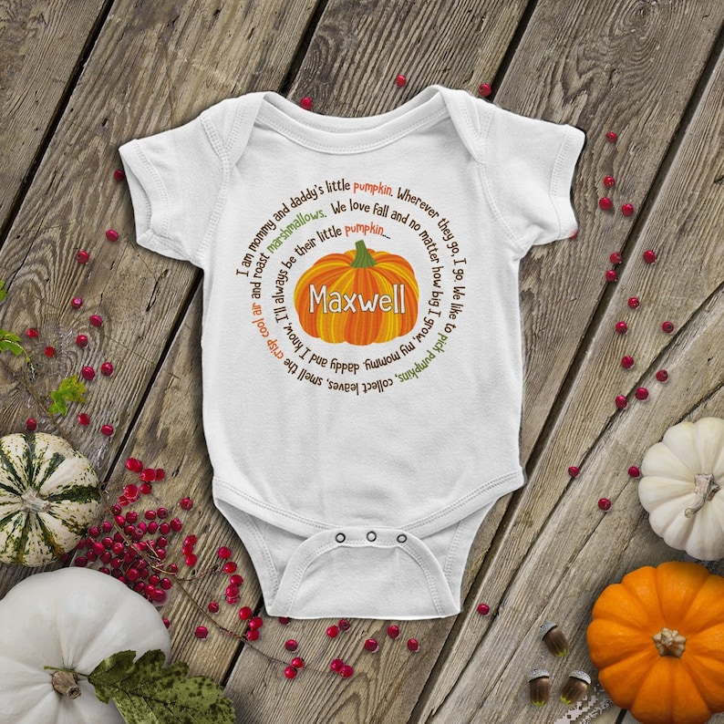 Baby's First Fall / Halloween / Thanksgiving Little - Etsy