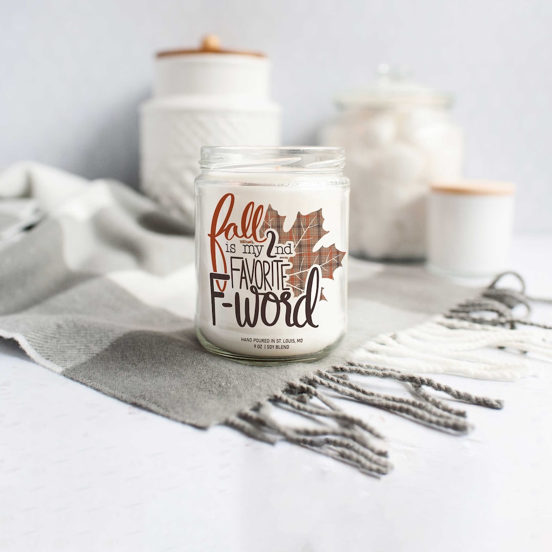 Funny Fall Candle Gift Candle Gifts for Self Friends Co-workers Fall is ...