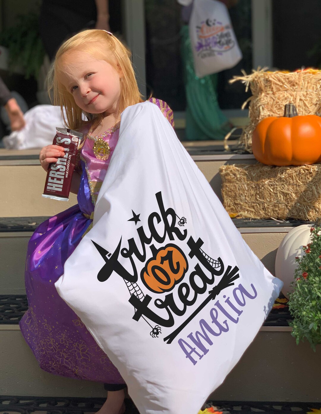 Halloween Treat Bag Pillowcase Trick Or Treat Bag Trick Or Treat Pillow