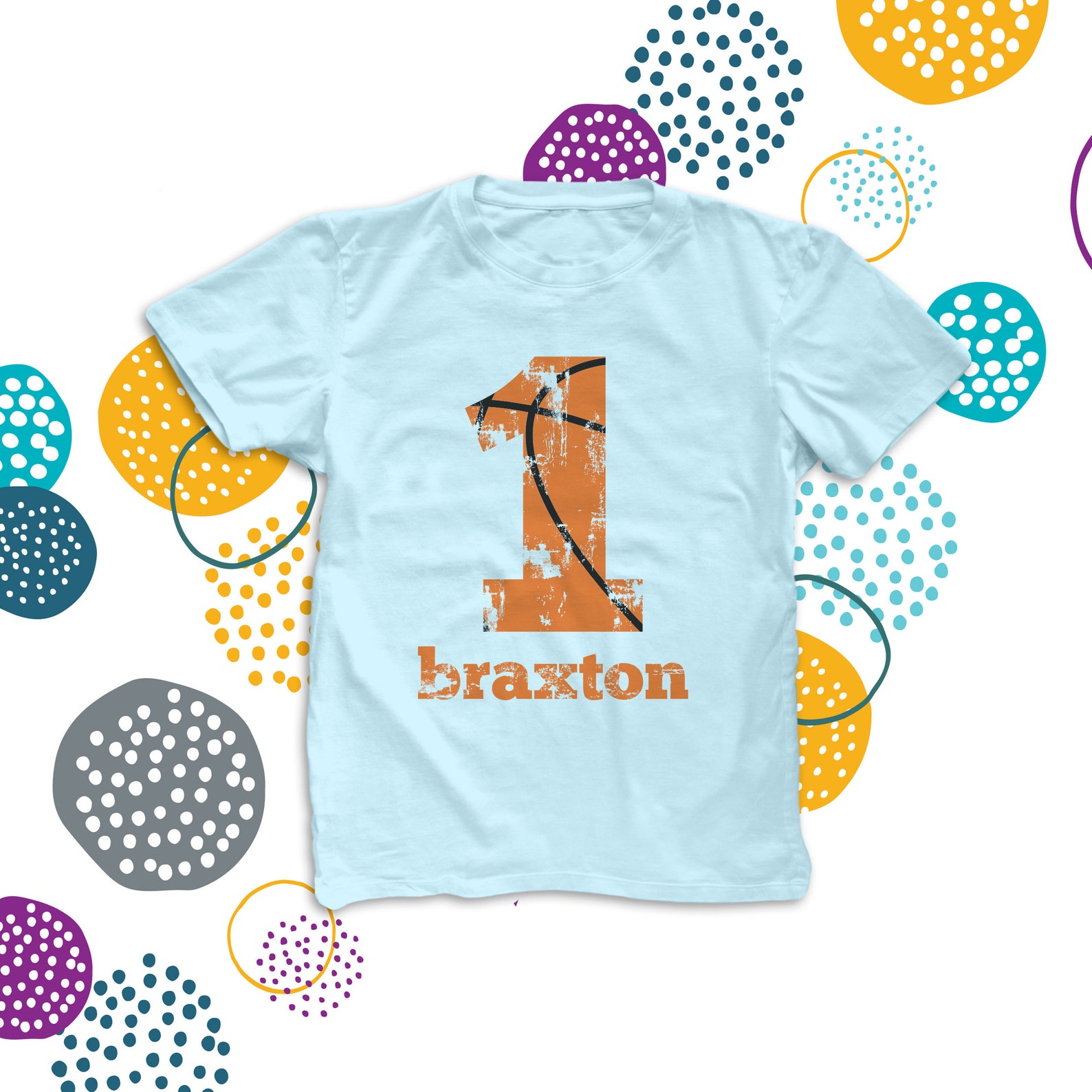Basketball Birthday T-shirt Basketball Party Shirt - Etsy