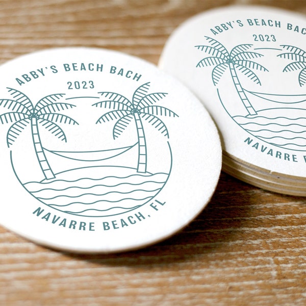 Personalized Paper Coasters - Etsy