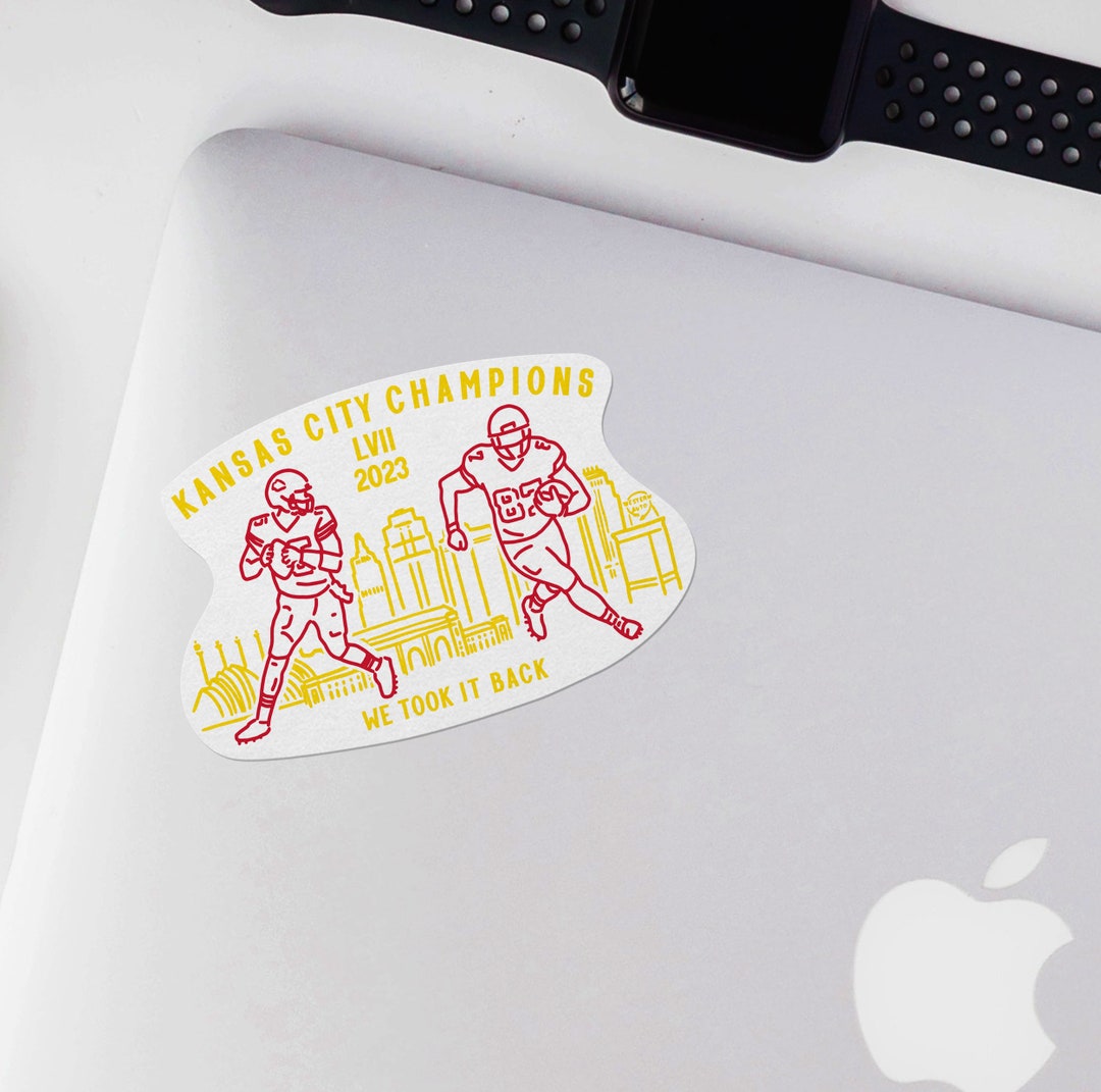 Super Bowl LVII Sticker Vinyl Decal | Kansas City Champions Decal Vinyl ...