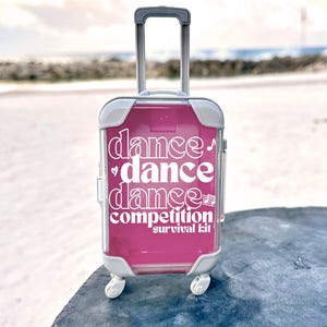 Dance Competition Survival Kit Cute Travel Competition Mini Suitcase ...