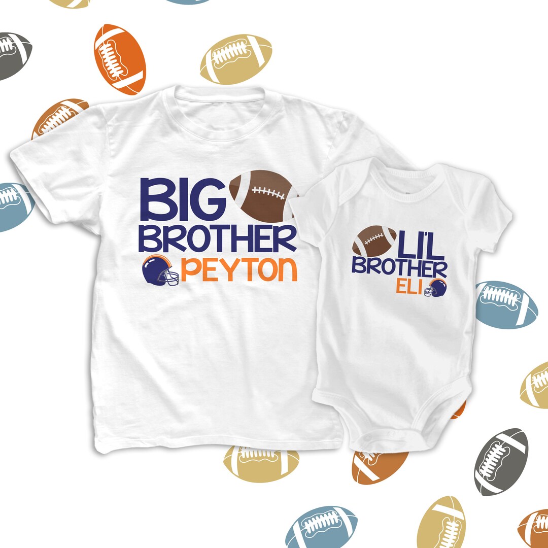 Football Matching Sibling Set Brother or Sister Pick Your Favorite Team ...