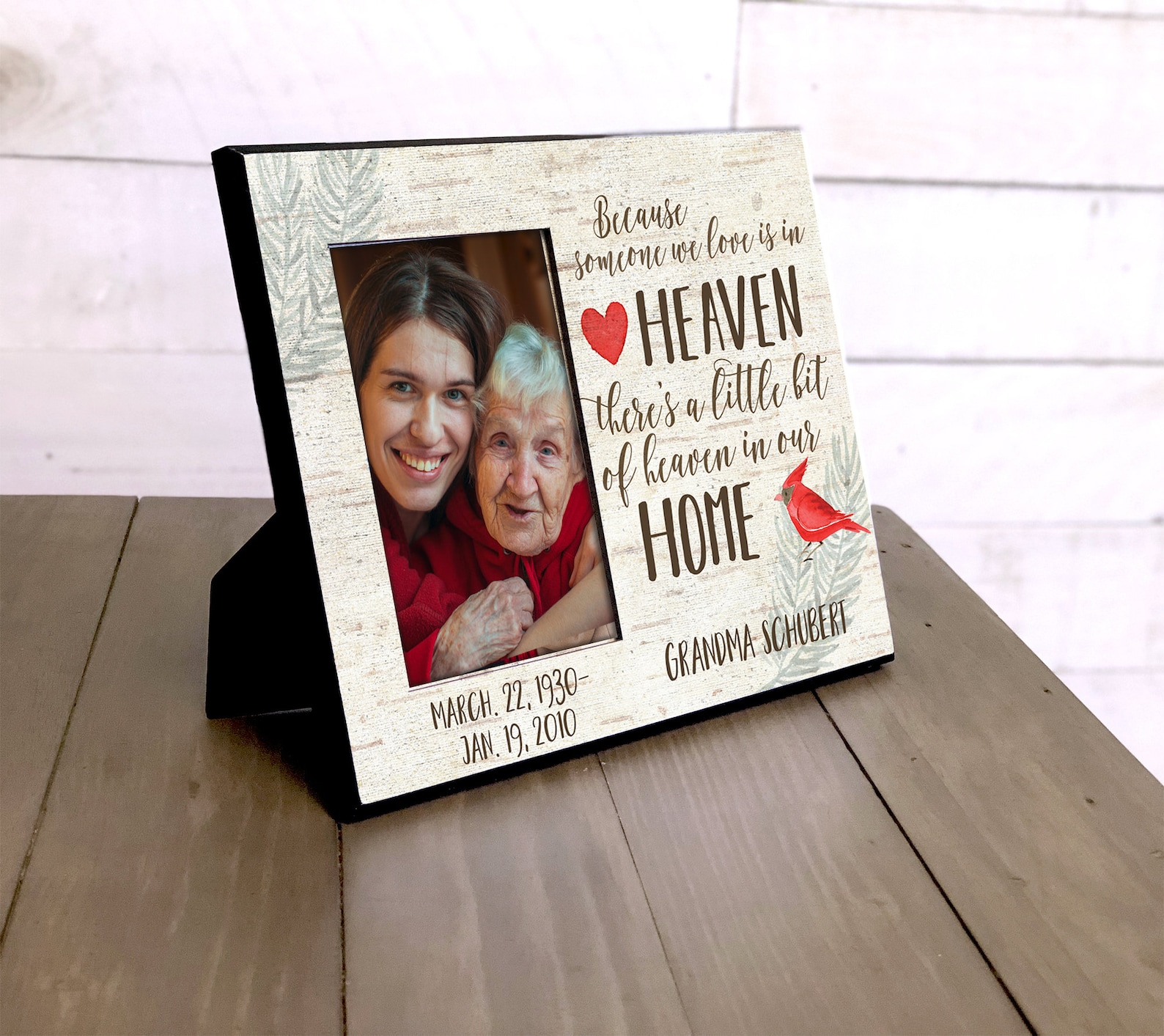 Heaven in Our Home Photo Frame Remembrance Photo Frame - Etsy