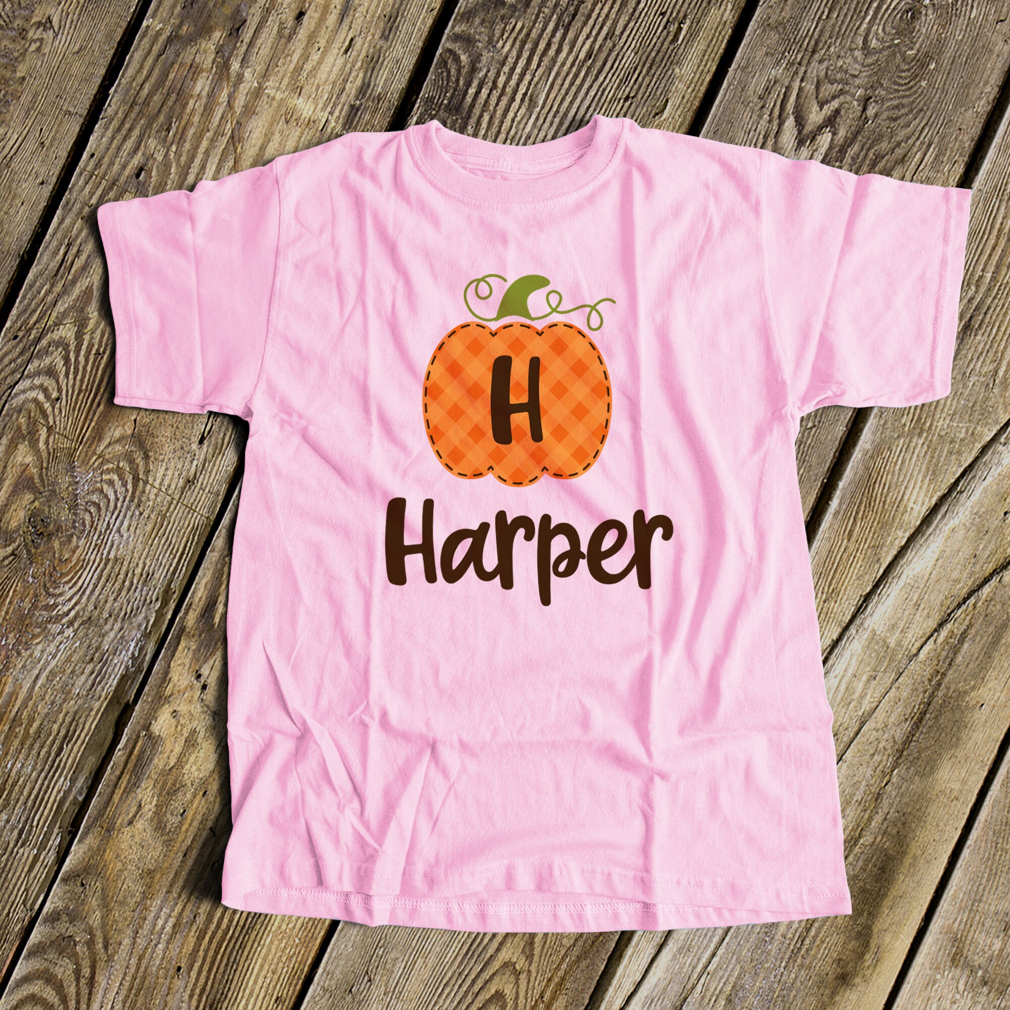 Fall Pumpkin Shirt Kids Personalized Shirt Fall Girls - Etsy