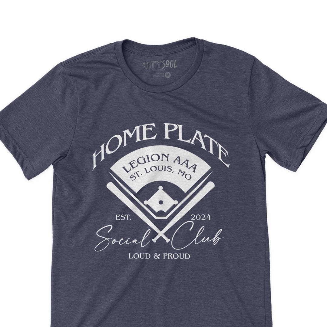Home Plate Social Club Baseball T-shirts Custom Baseball Team Shirts ...