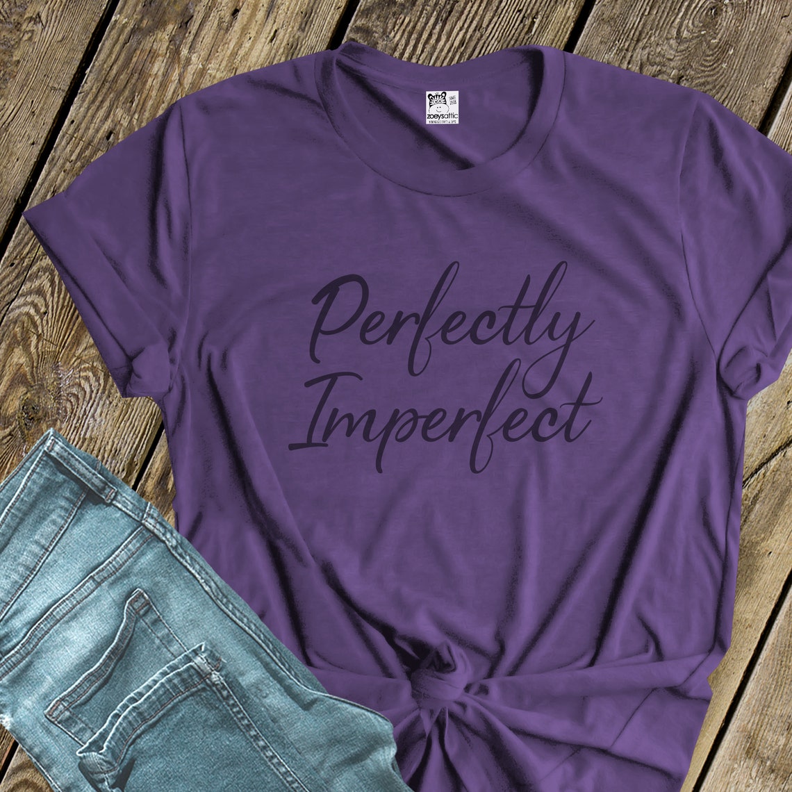 Perfectly Imperfect ADULT Personalized Shirt ADULT T-shirt - Etsy
