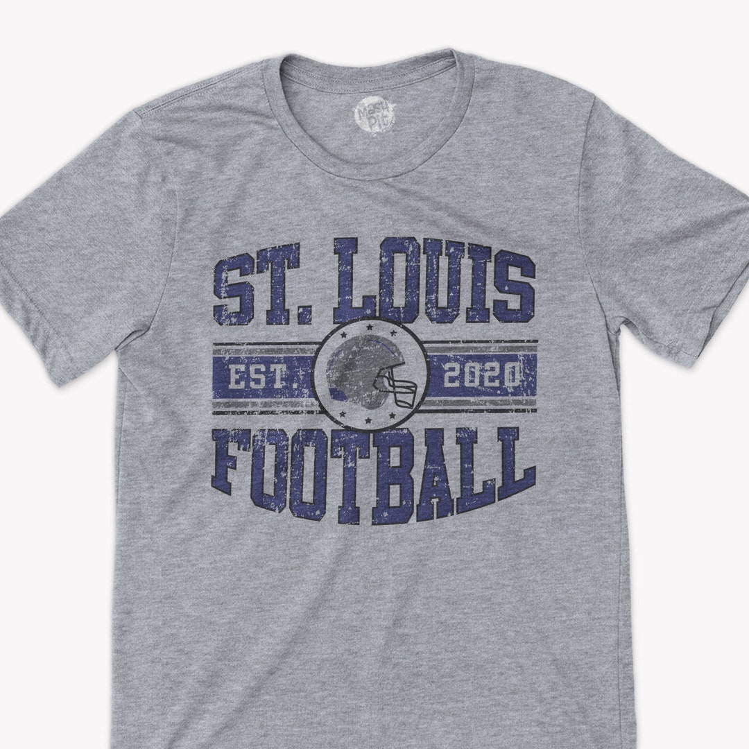 St. Louis Football Shirt | Est. 2020 Football Saint Louis Tee | Simple ...