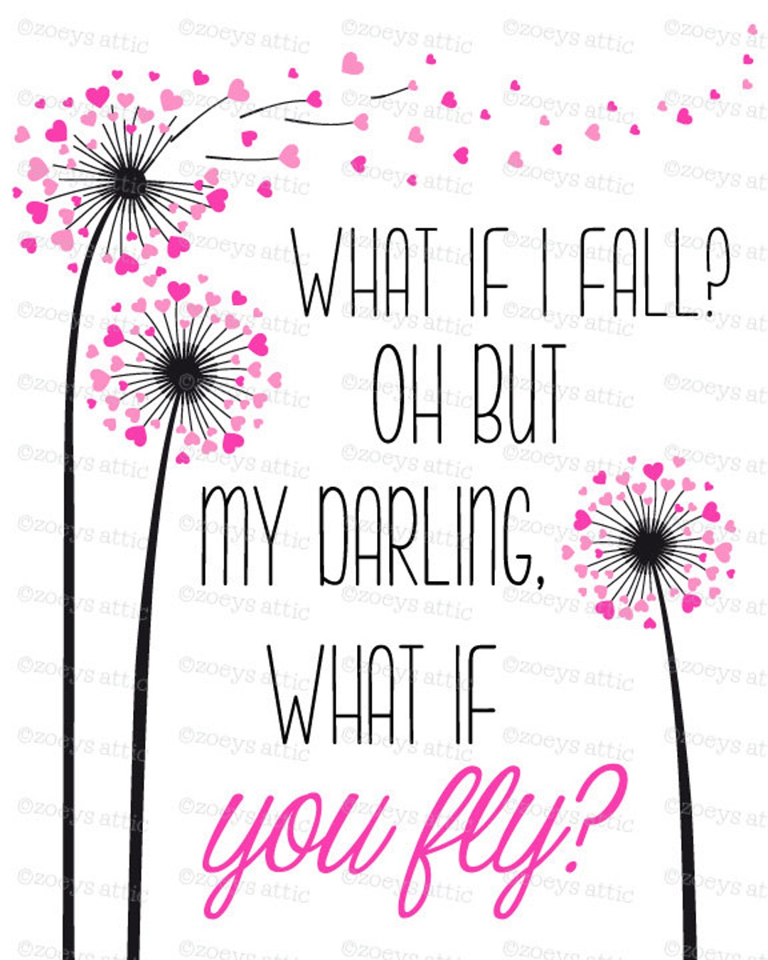 Nursery Wall Art - 8 X 10" Downloadable Print Yourself Image What If I ...
